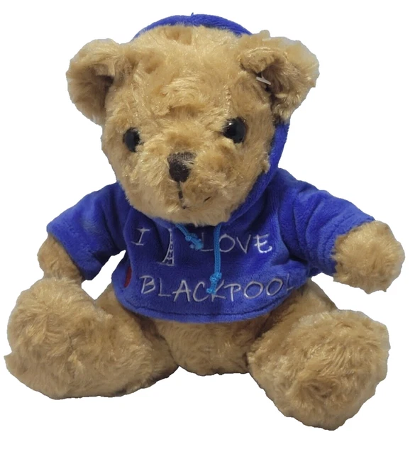 BLACKPOOL I LOVE Blackpool Teddy Bear Souvenir Cuddly 7"Plush Soft Toy ...