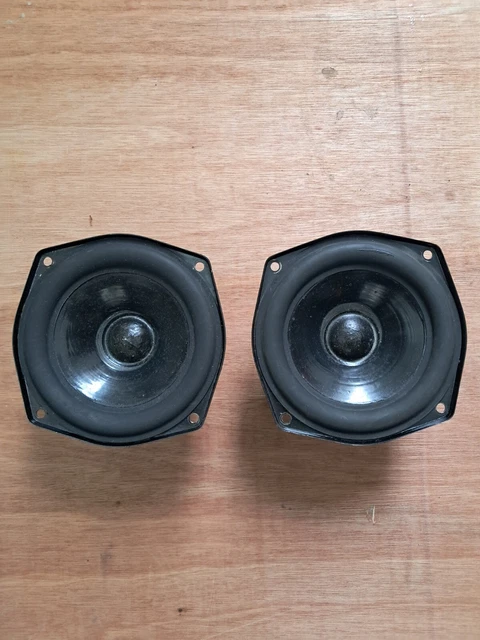 KEF B110 SP1003 Bass Midrange Speaker Drivers 1977 Rogers LS 3/5a Nice ...
