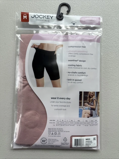 JOCKEY ESSENTIALS WOMEN'S Ultralight Smoothing No-Chafe Slipshort ...