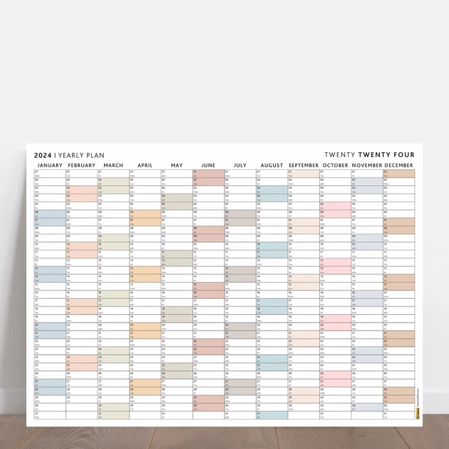 BOHO 2024 WALL Calendar, 2024 Wall Planner, 2024 Year Planner - 100x70 ...