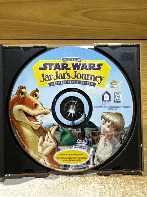 STAR WARS JAR Jar's Journey Adventure Book (PC, Windows 95/98 & Mac ...