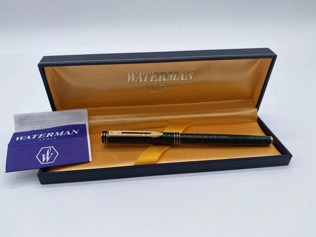 WATERMAN FÜLLFEDERHALTER PARIS 18 k/750er Goldfeder Füller top Zustand ...
