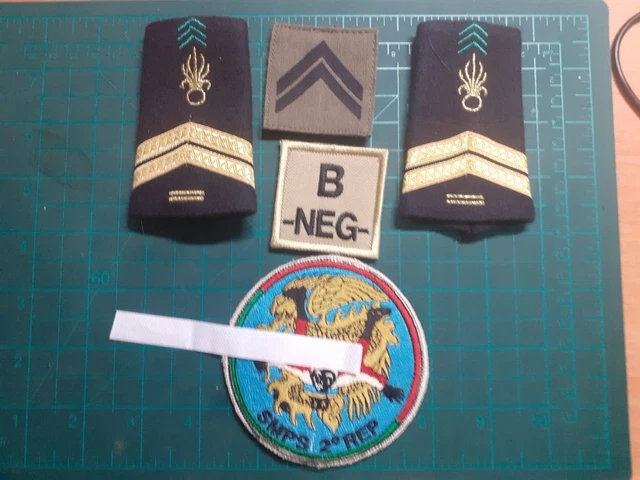 FRENCH FOREIGN LEGION 2º REP-section SMPS/patch/sergeant £23.99 ...