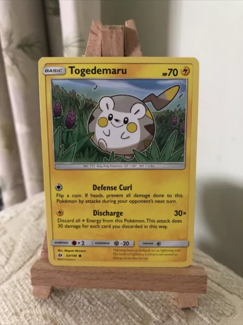 PokÉmon Trading Card Game Togedemaru Sun And Moon Base Set Common Card