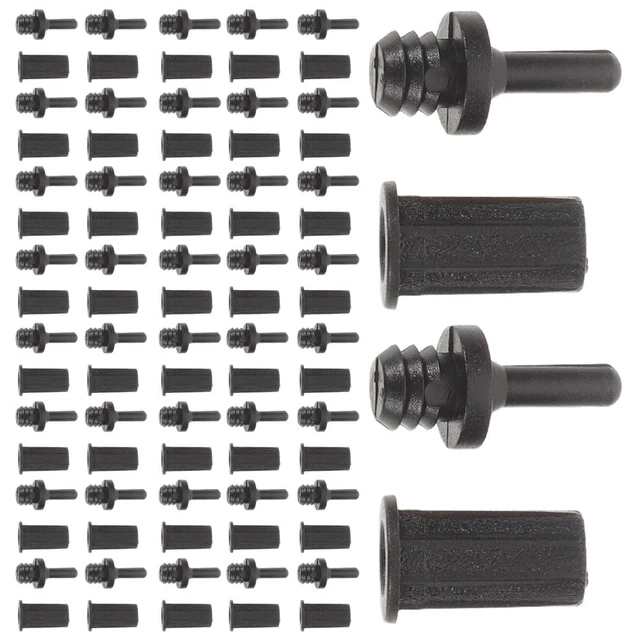 30 PCS HEAVY Duty Snap Fasteners Dust Proof Plastic Speaker Grill £12. ...