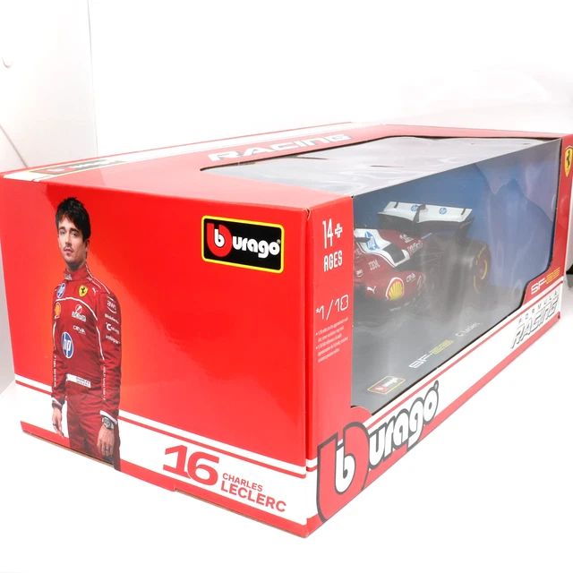 BBURAGO FERRARI SF25 Formula 1 F1Season 2025 Charles Leclerc 16 Scale 1 ...