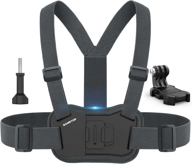 CHEST MOUNT HARNESS Body Strap Action Camera Chesty Stable Adjustable ...