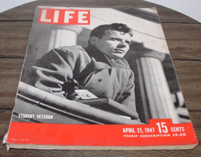 VINTAGE LIFE MAGAZINE 21. April 1947 Henry Ford Tod TOLLE ANZEIGEN! EUR ...
