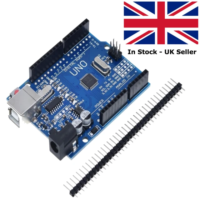 ARDUINO UNO R3, Rev3, 328, ATmega328P, CH340G Compatible Board with ...