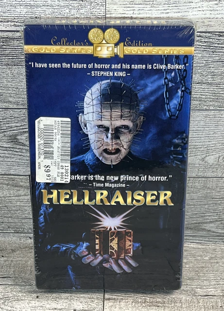 HELLRAISER (VHS, 1994) Starmaker Gold Series Collector’s Edition New Sealed £69.88 - PicClick UK