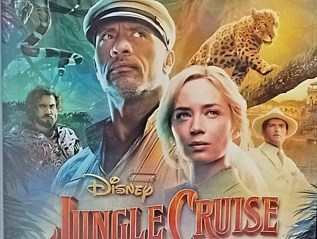JUNGLE CRUISE DISNEY DVD 2021 Cert. 12 Dwayne Johnson, Emily Blunt ...
