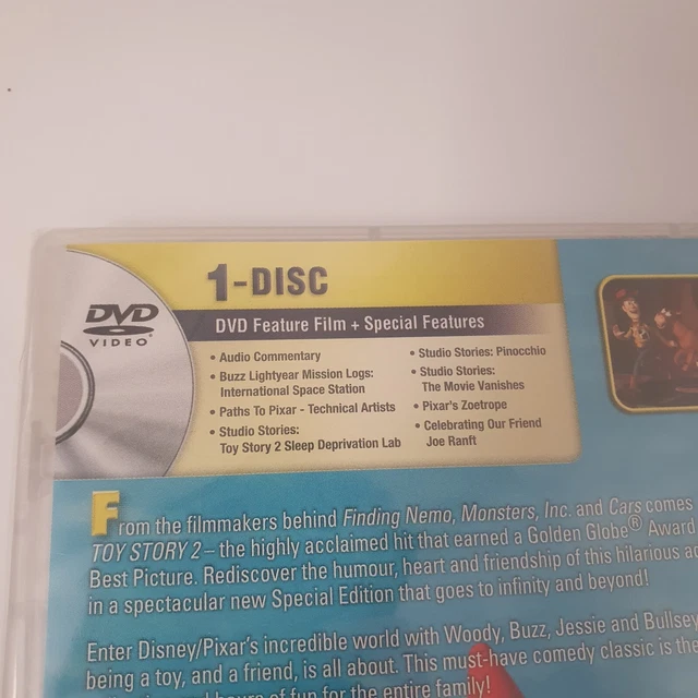 TOY STORY 2 DVD Kids Family Movie CARTOON Special Edition 2 Disc Set ...