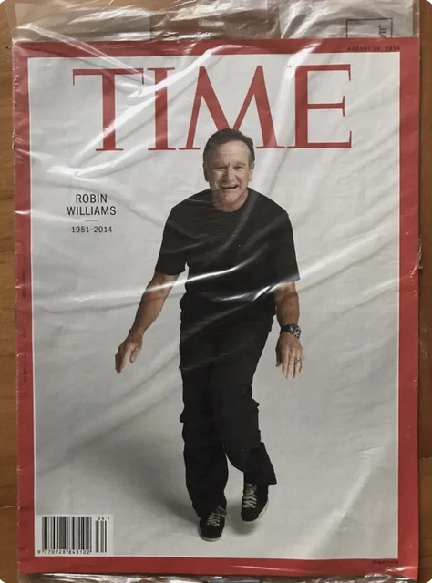 TIME MAGAZINE 2014 Robin Williams Orbituary Lauren Bacall No Label NEW ...