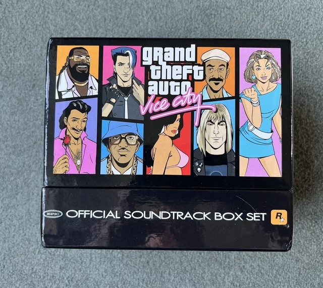 GRAND THEFT AUTO GTA Vice City Official Soundtrack CD Box Set MINT £120 ...