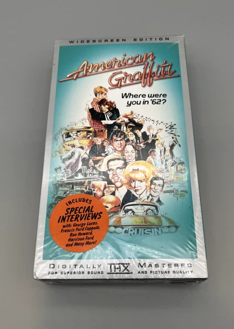 AMERICAN GRAFFITI (VHS, 1998) Widescreen Edition BRAND NEW!! SEALED!! £ ...
