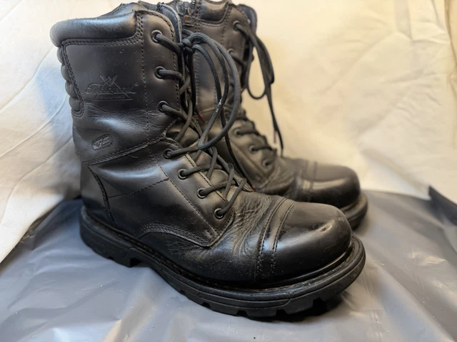 THOROGOOD BOOTS MENS Size 11W GEN FLEX2 Side Zip Slip Resistant 834 ...