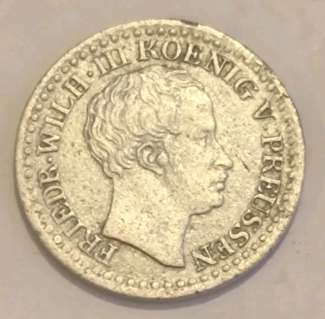 PREUSSEN - 1 Silbergroschen - 1821 D - Silber - 19 mm - EUR 1,00 ...