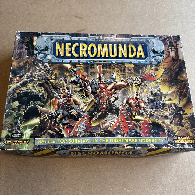 VINTAGE NECROMUNDA BOXED Game 1995 Warhammer 40k Games Workshop OOP £ ...