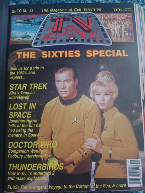 TV ZONE MAGAZINE - 1990s - A1 Mint Condition - Issues 24-41 Plus 7 ...