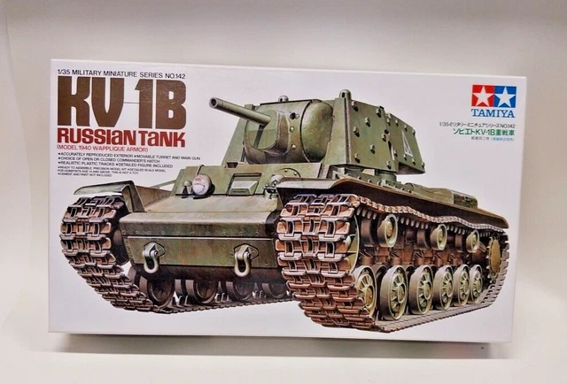 TAMIYA 35142 PANZER Russian TANK KV-1B 1:35 Bausatz EUR 29,95 - PicClick DE