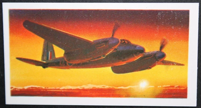 DE HAVILLAND MOSQUITO RAF Vintage Illustrated Card AD09M $5.08 - PicClick