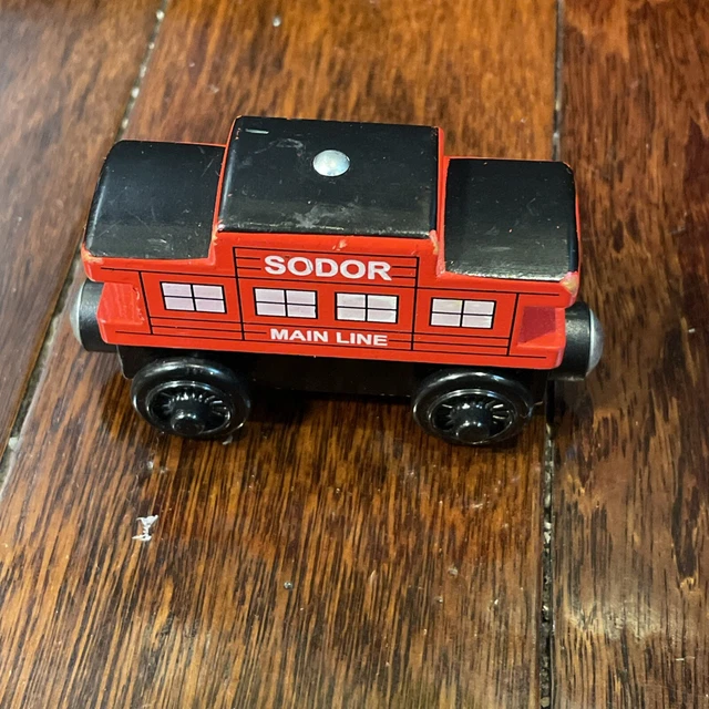SODOR LINE CABOOSE Thomas & Friends Wooden Railway Red Train 2012 $15. ...