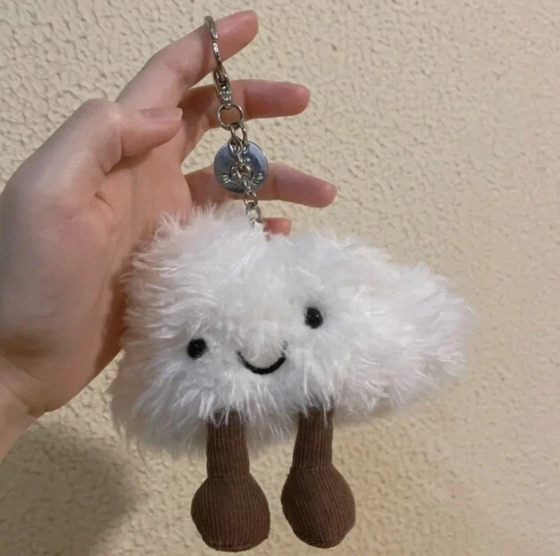 JELLYCAT AMUSEABLE CLOUD BAG CHARM Soft Plush Toy NWT RARE HTF Retired ...
