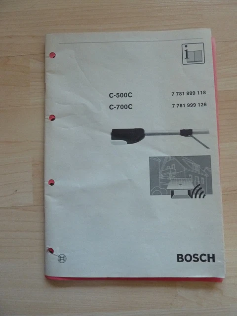 Bosch Garagentorantrieb Alt Bedienungsanleitung