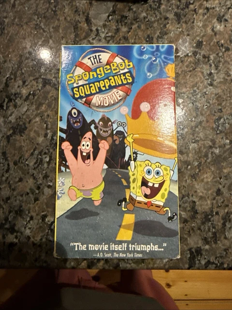 THE SPONGEBOB SQUAREPANTS Movie (VHS, 2005) Slip Case Version £32.79 ...