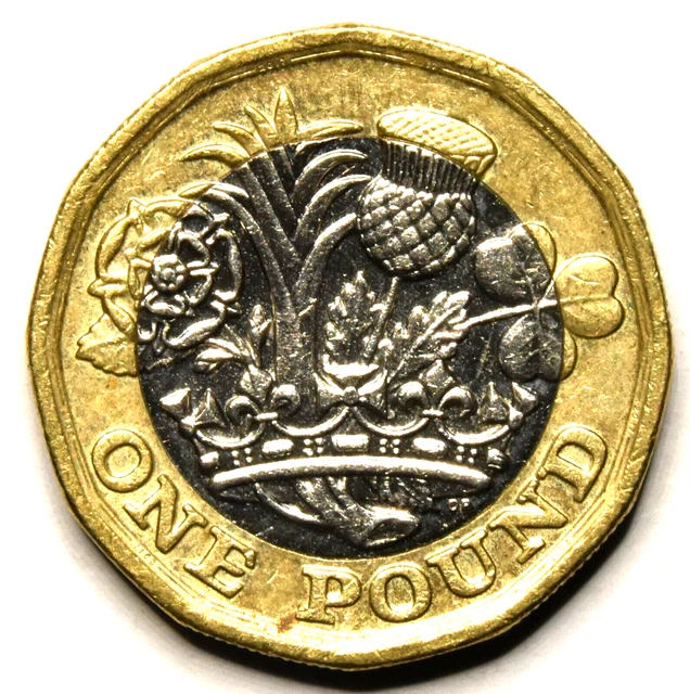 UNITED KINGDOM / Britain 2017 £1 (one pound) 12-sided standard coin ...