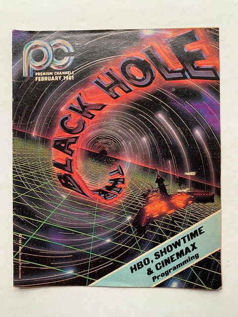 THE BLACK HOLE - Premium Channels Cable Guide February 1981 £15.76 ...