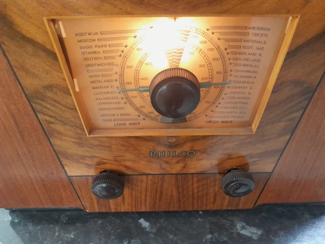 LARGE PHILCO VALVE Radio. model 269 £85.00 - PicClick UK
