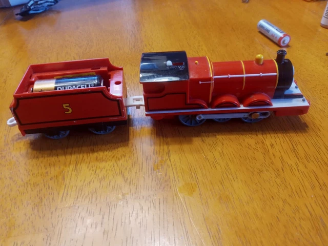 THOMAS WHITE DECK Flip Face James TrackMaster Train Motorized 2006 Hit ...