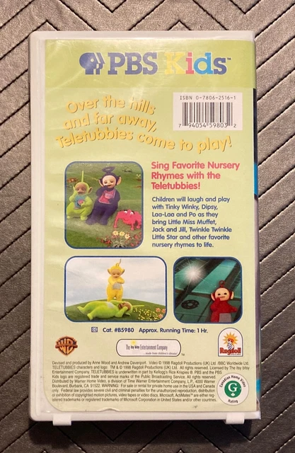 TELETUBBIES - NURSERY Rhymes (VHS, 1999) PBS Kids - Children's ...