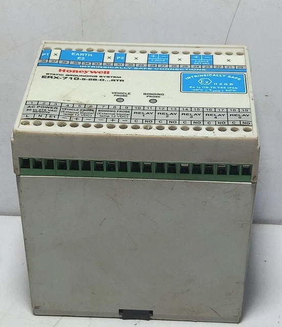 HONEYWELL ERX-710 EARTHING Relay / ERX-710-5-2B-D Static Grounding ...