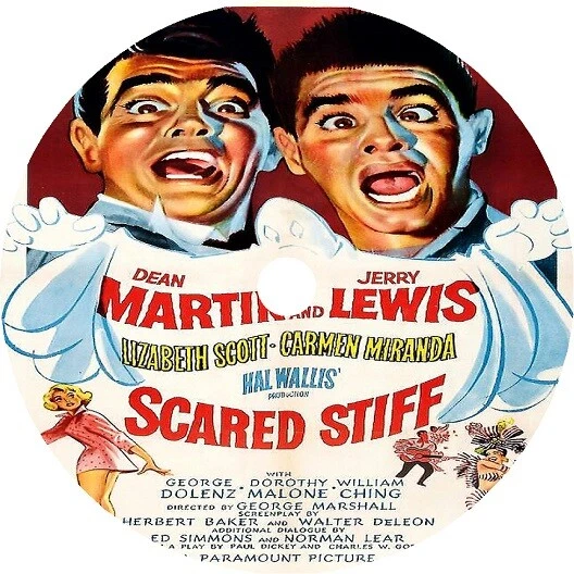 SCARED STIFF (1953) - Dean Martin Jerry Lewis Lizabeth Scott DVD Comedy ...