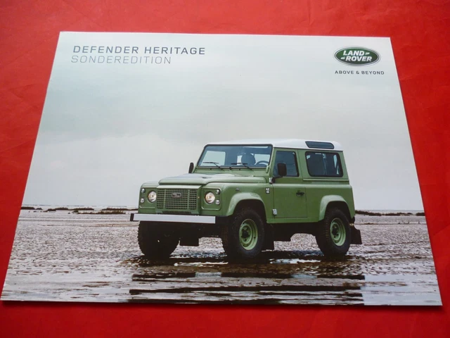 LAND ROVER DEFENDER ""Heritage Edition"" Brochure Brochure Brochure ...