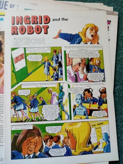 G9Q EPHEMERA 1970s comic strip story Lucy and the dog next door EUR 3 ...