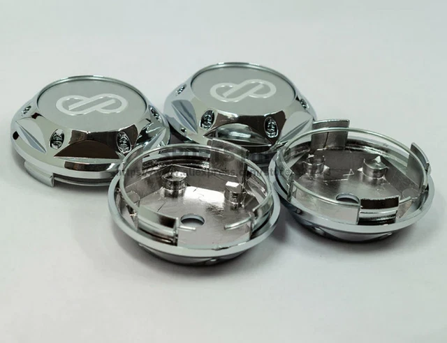 4PCS 68MM ENKEI Emblems Wheel Center Caps Hub Caps Rim Caps Silver ...