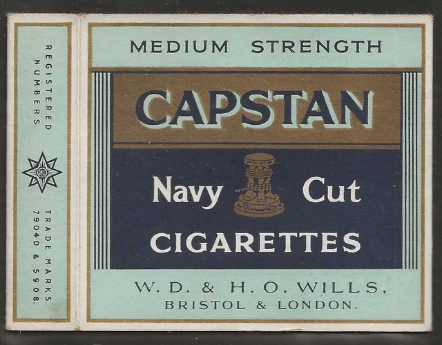 VINTAGE CIGARETTE/TOBACCO PACKET-#2317- Hull Only - Wills Capstan £3.49 ...