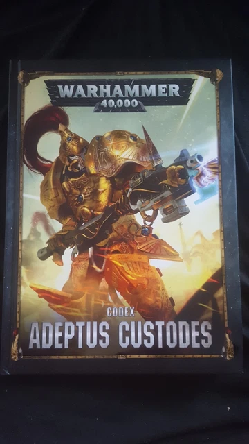 ADEPTUS CUSTODES CODEX Warhammer 40k 8a edizione Rule Book GW Space ...