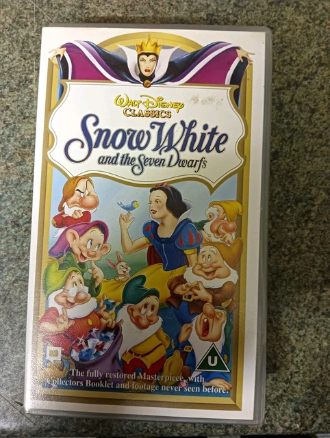 VINTAGE SNOW WHITE And The Seven Dwarfs VHS 2001 £3.30 - PicClick UK