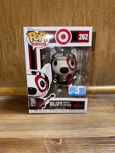 FUNKO POP STRANGER Things BULLSEYE DRESSED AS EDDIE MUNSON # 262 TARGET ...