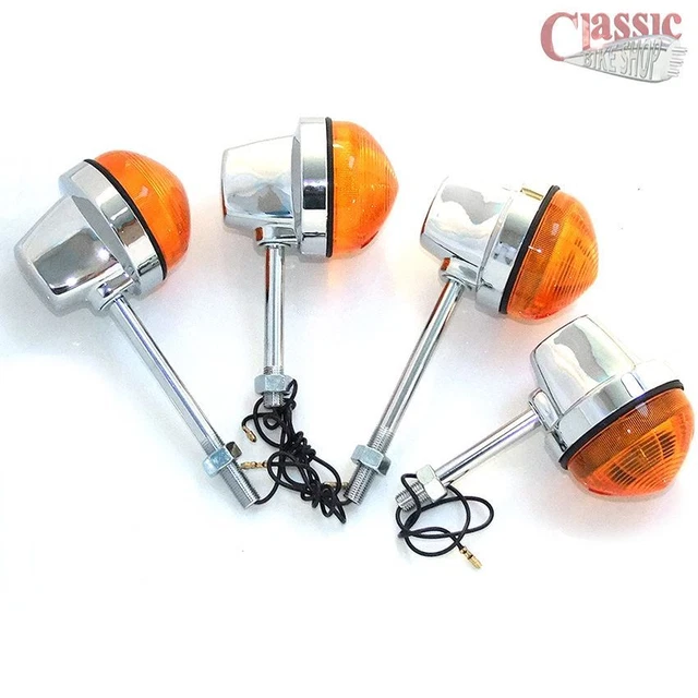 TRIUMPH T100 T120 T140 Lucas type indicators long and short stem £40.95 ...
