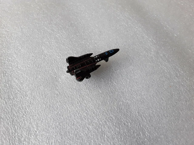 MICRO MACHINES Avion SR-71 Blackbird Mini fighter jet plane Galoob BOCS ...