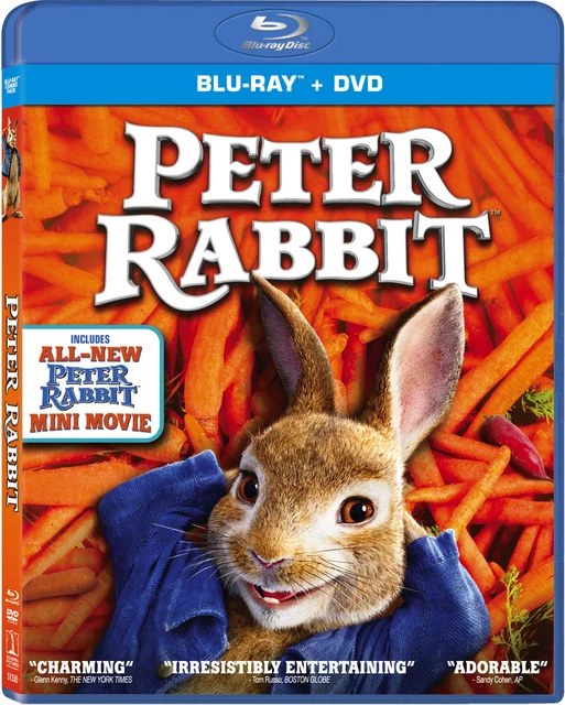 PETER RABBIT (BLU-RAY) Rose Byrne Domhnall Gleeson Sam Neill (US IMPORT ...