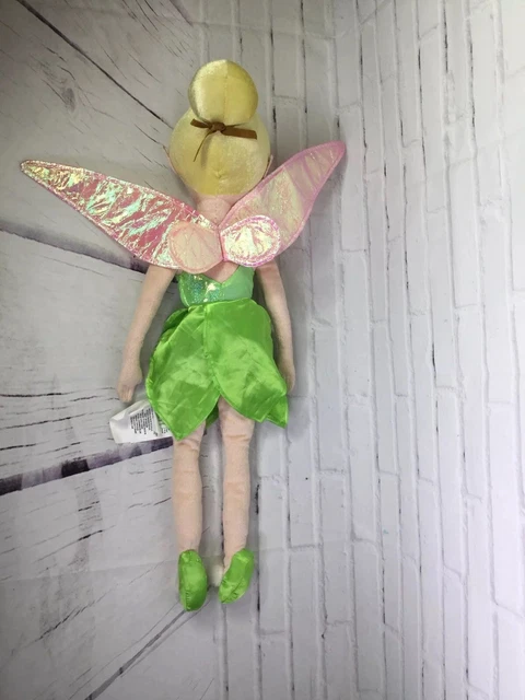 DISNEY STORE FAIRIES Tinkerbell Fairy Princess Stuffed Plush Large Big ...
