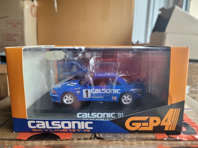 ROSSO COLLECTION - Nissan Skyline Gtr R32 Calsonic [Blue] Mint Vthf Box ...