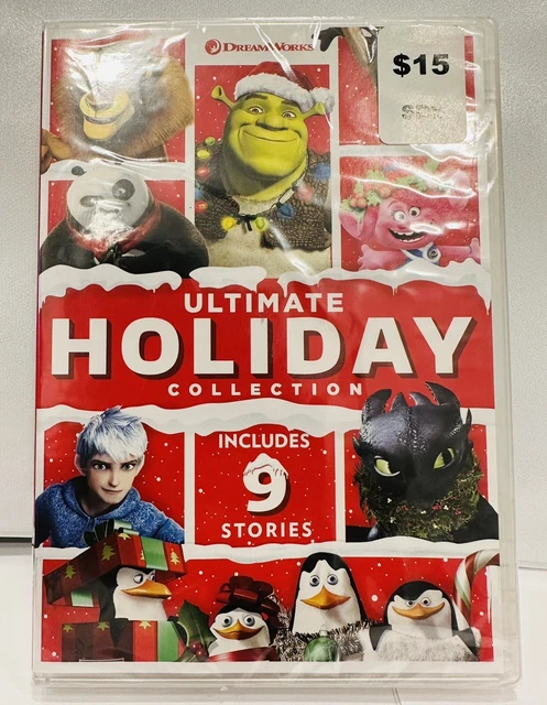 DREAMWORKS ULTIMATE HOLIDAY Collection DVD Trolls Shrek Kung Fu Panda ...