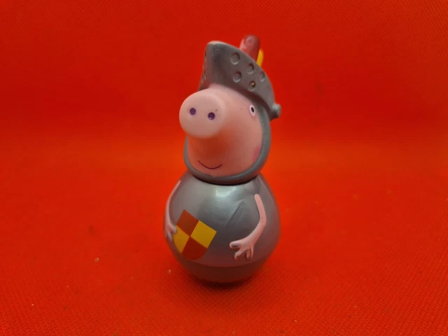RARE GEORGE KNIGHT Weeble Peppa Pig Figure £5.93 - PicClick UK